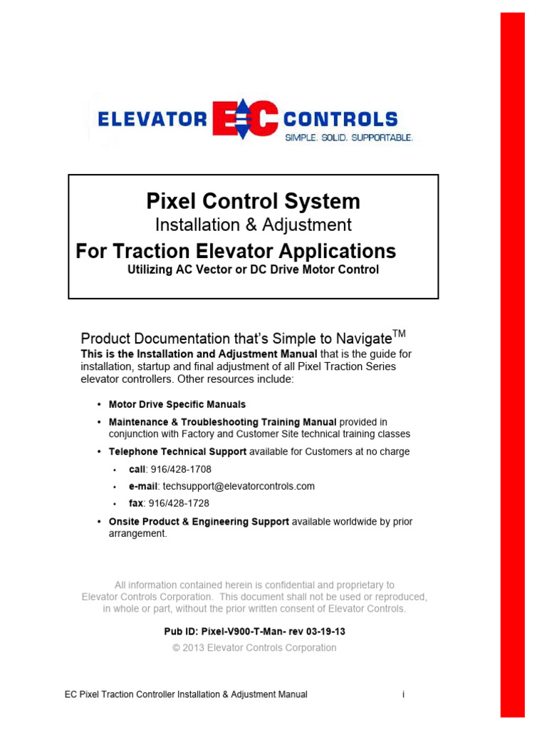 EC Pixel Installation & Adjustment Provisional Release 3-20-13 A-3 ...