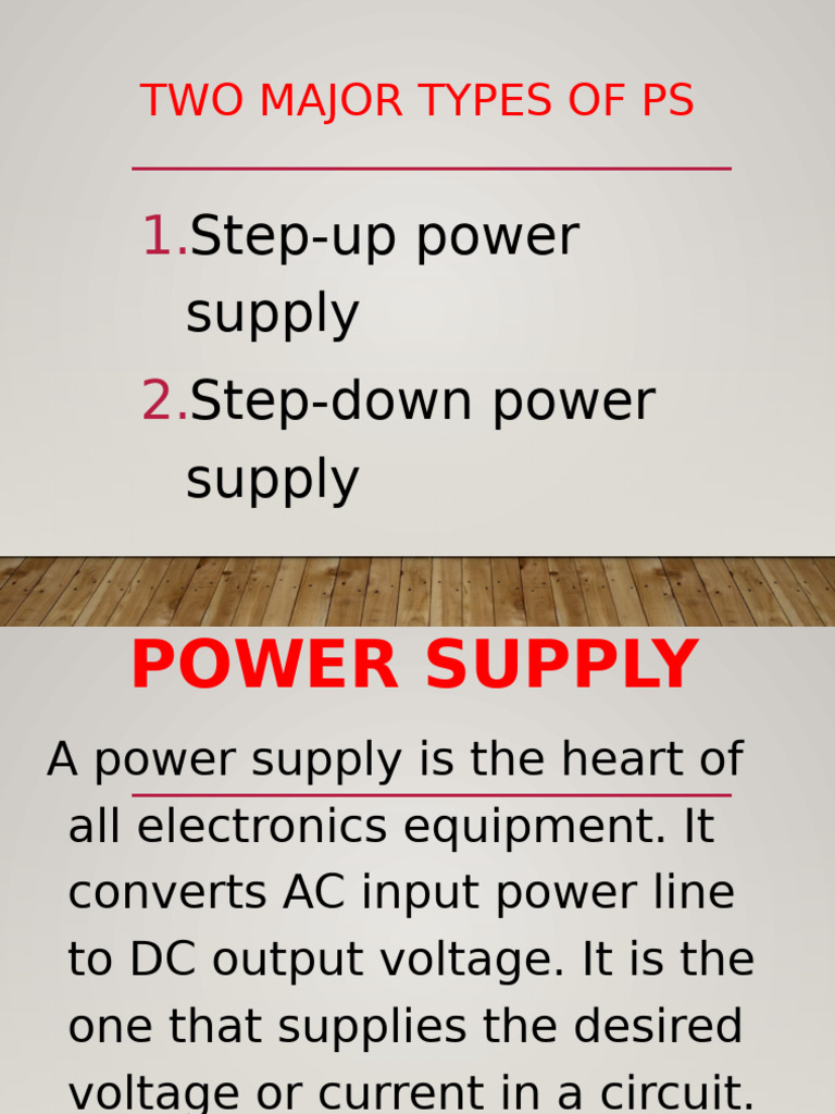 Types of Power Supply | PDF | Rectifier | Power Supply
