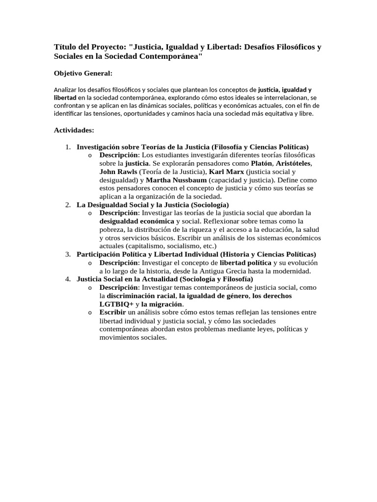 Proyecto de Filosofia-2do Bgu | PDF