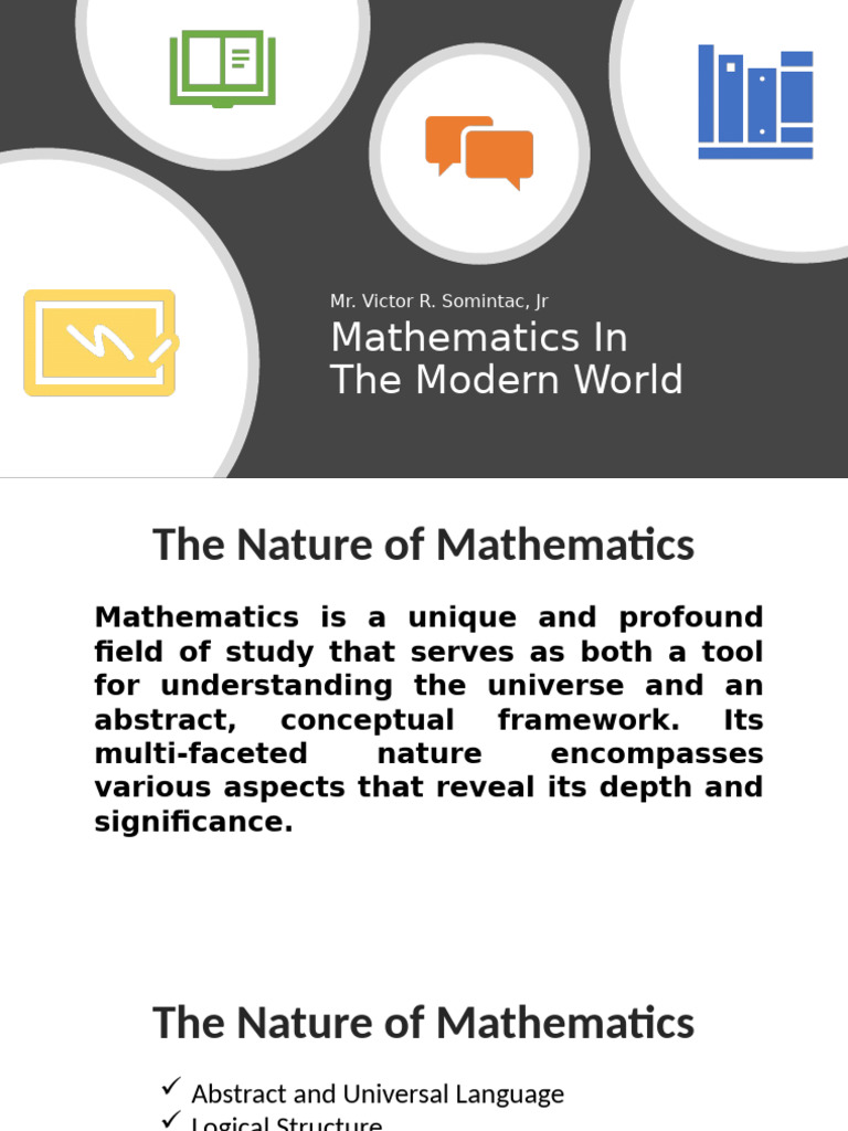 Mathematics In The Modern World | PDF | Mathematics | Axiom