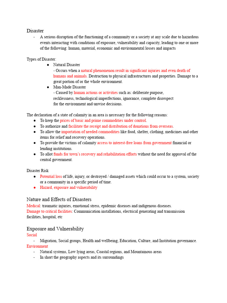 DRRR REVIEWER | PDF | Earthquakes | Volcano