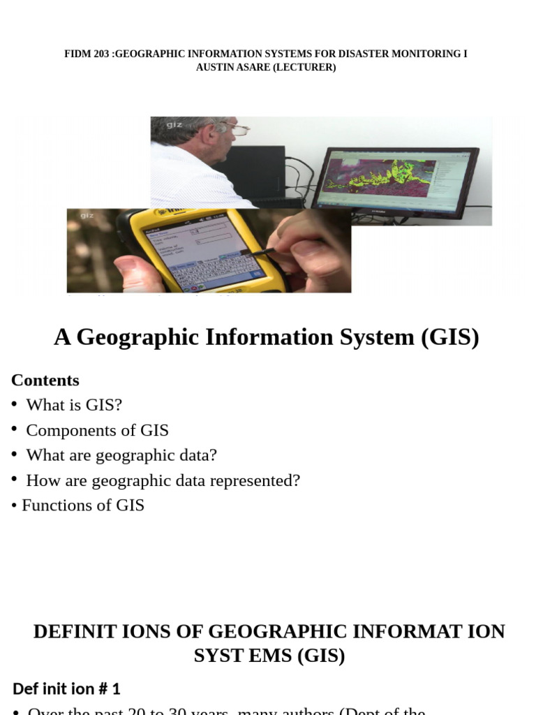 GIS for Disaster Monitoring Overview | PDF | Geographic Information ...