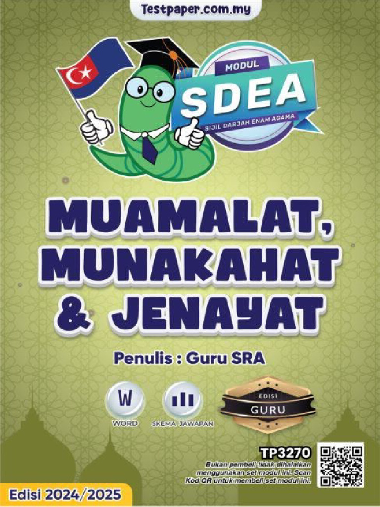 TP3270 - Edisi Guru Kertas Soalan Mumtaz Sijil Darjah Enam Agama ...