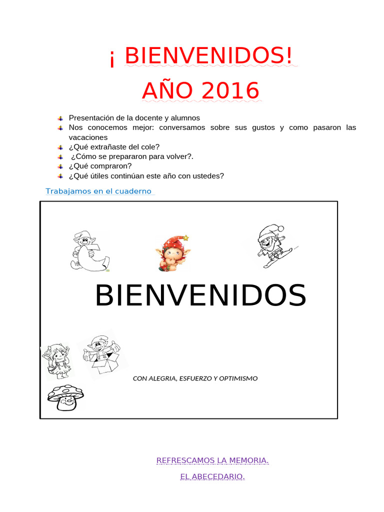 Actividad de Inicio | PDF | Sustantivo | Adjetivo