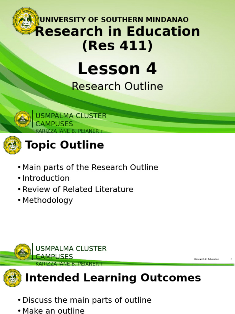 Research-Outline | PDF | Hypothesis | Theory