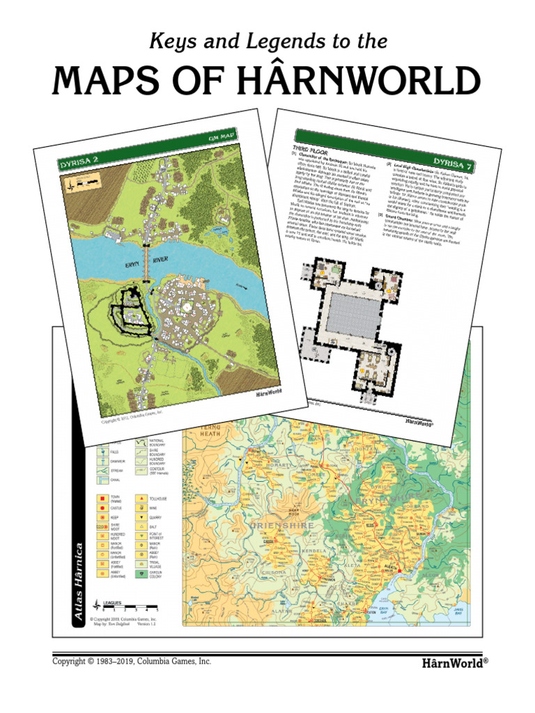 4000C Harn Map Keys - Marcos | PDF | Door | Trees