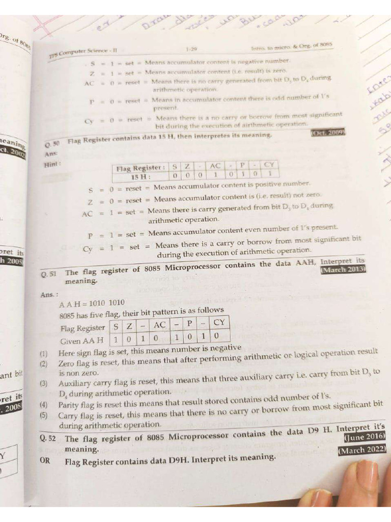 Flag Register Examples | PDF
