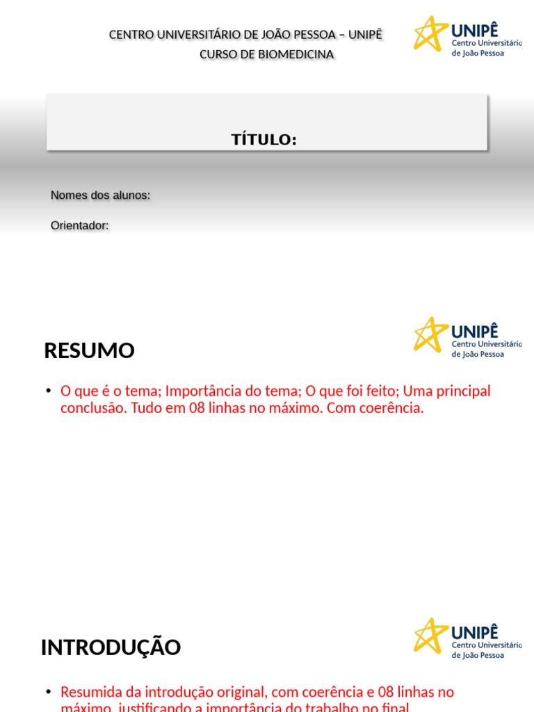 Slide - Tcc - Modelo 2024 | PDF