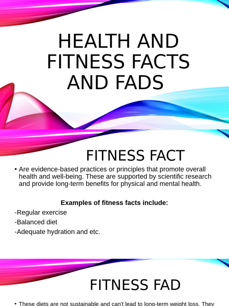 Health and Fitness Facts and Fads | PDF