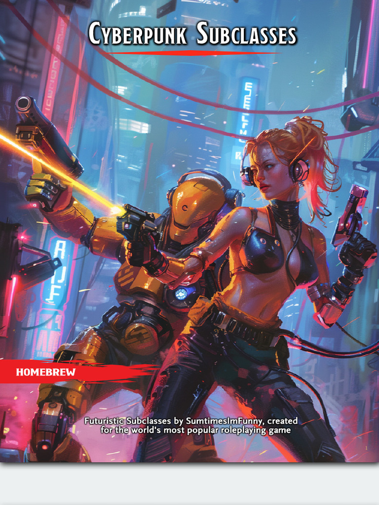 Cyberpunk Subclasses - GM Binder | PDF | Security Hacker | Random Access Memory