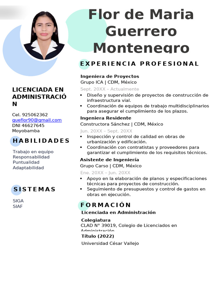 314 Curriculum Vitae Esquema | PDF