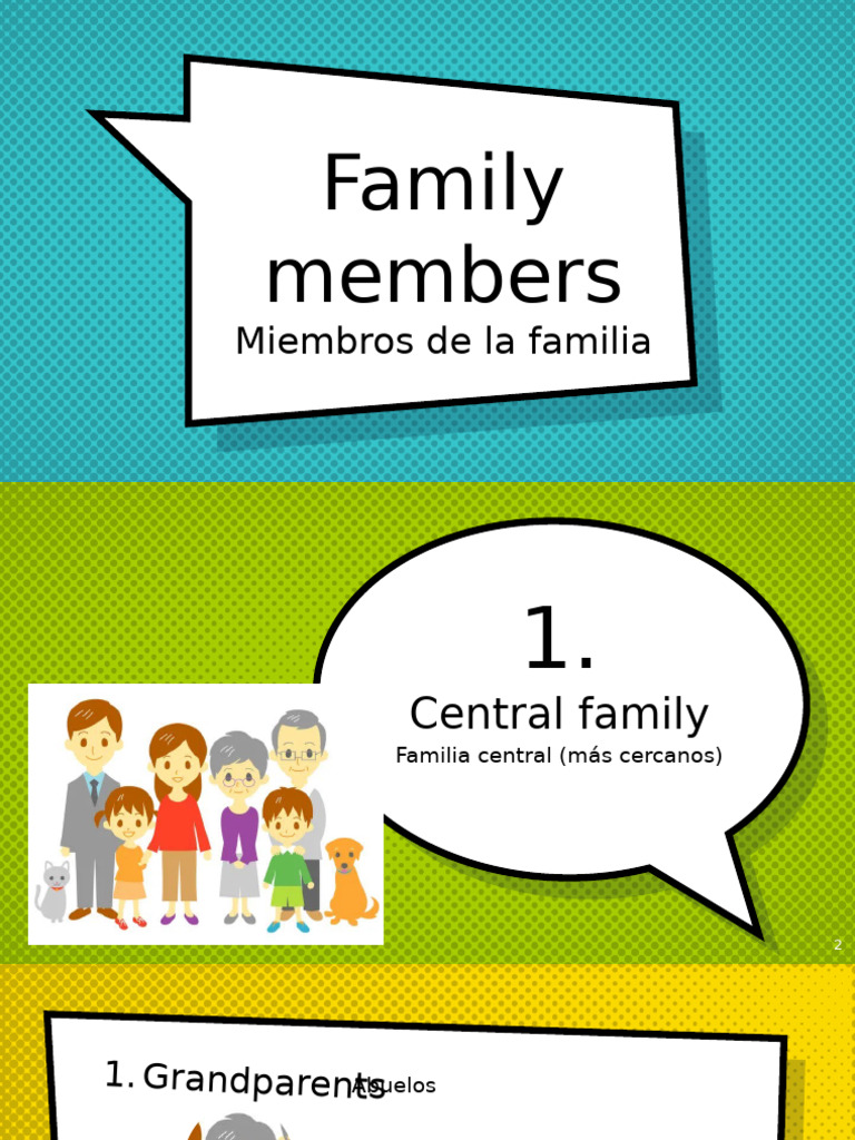 Miembros de la Familia: Vocabulario Esencial | PDF