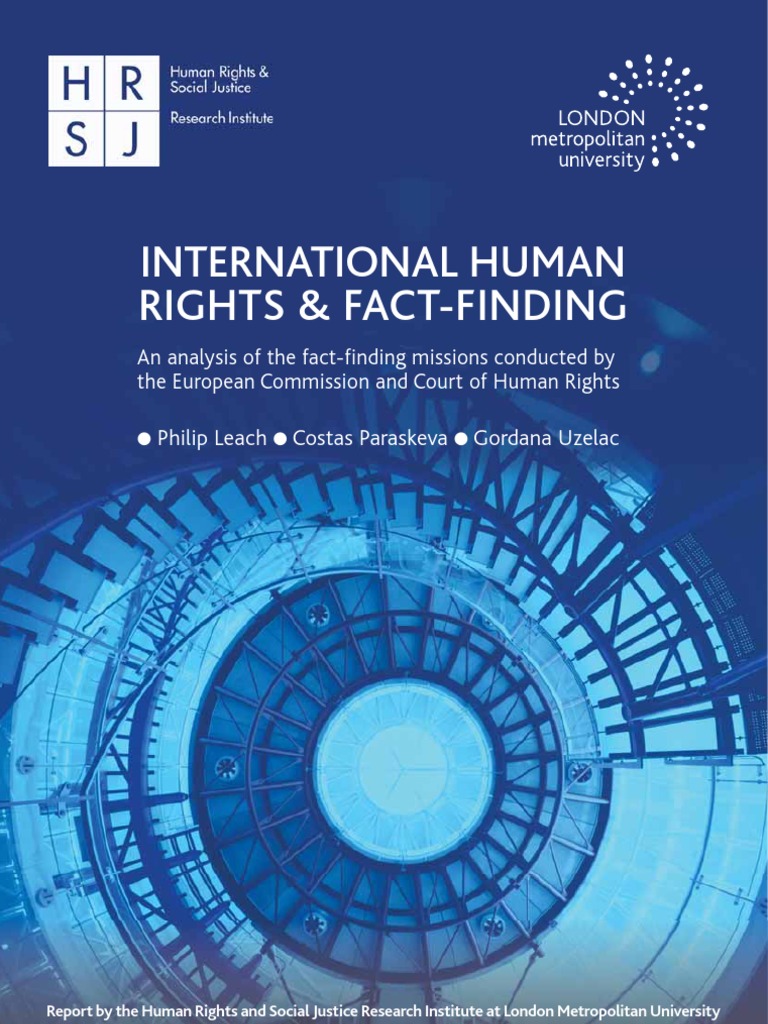 Human Rights Fact-Finding Analysis | PDF | Evidence | Evidence (Law)