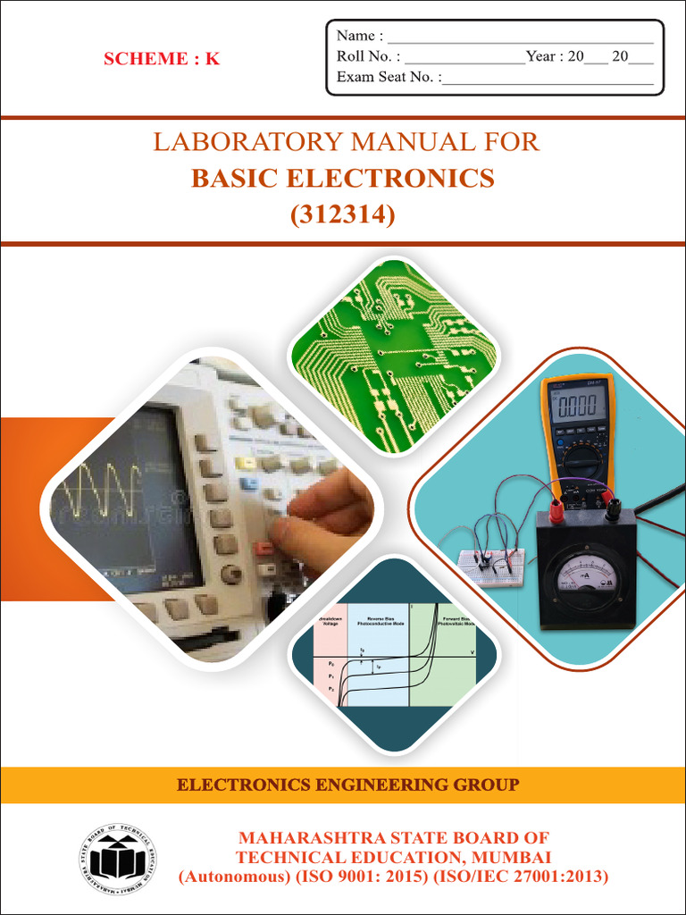 Basic Electronics Lab Manual (312314) | PDF | Diode | P–N Junction
