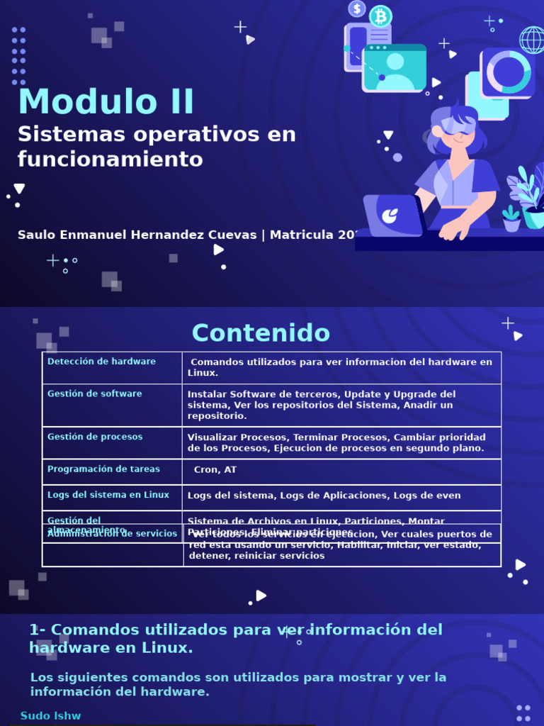 SO3 20240321 Modulo2 | PDF | Sistema operativo | Tecnologías de la información