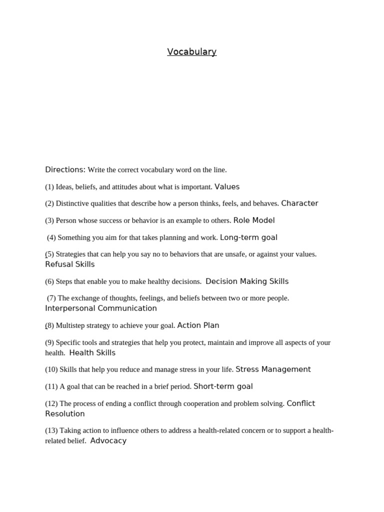 Packet 2 Day 3 Assignment | PDF | Goal | Communication