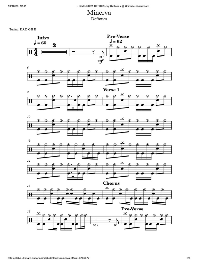 MINERVA OFFICIAL by Deftones @ | PDF