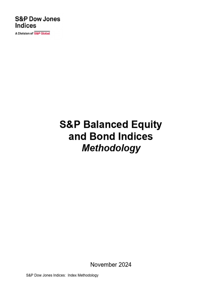 S&P Balanced Equity and Bond Indices Guide | PDF | Stock Market Index ...