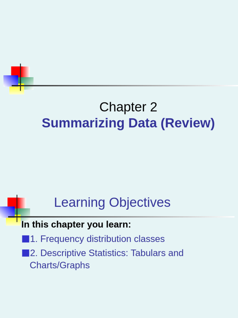 Chapter2 Sumarizing Data S | PDF | Probability Distribution | Histogram