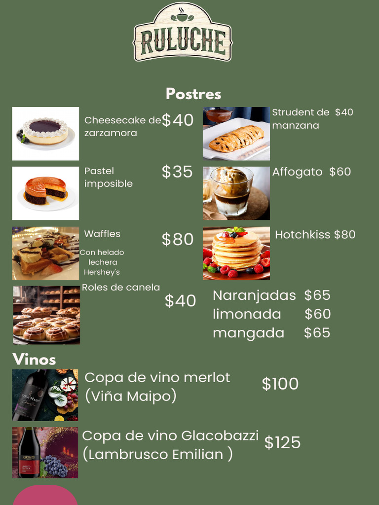 Menú Pastelería Minimalista Rojo_20250221_110930_0000 | PDF