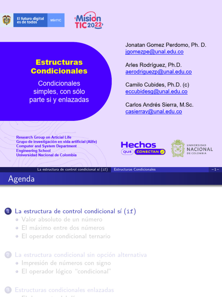 07 Condicionales | PDF | Python (lenguaje de programación ...