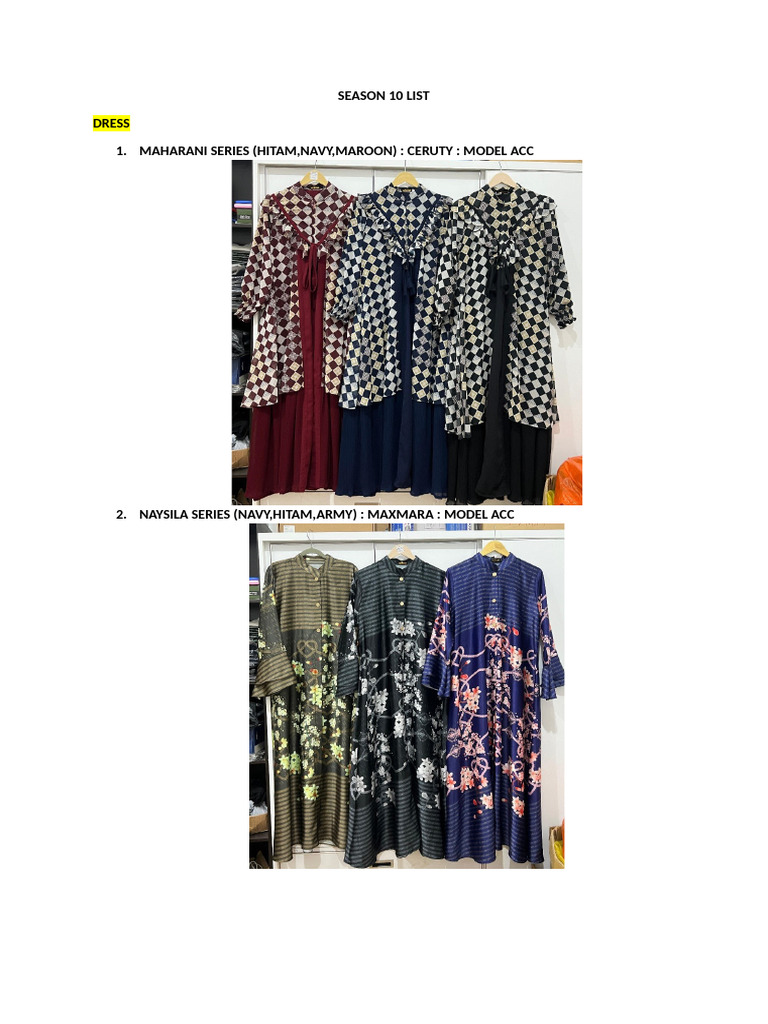 Dress Code: Mocca and White Styles | PDF