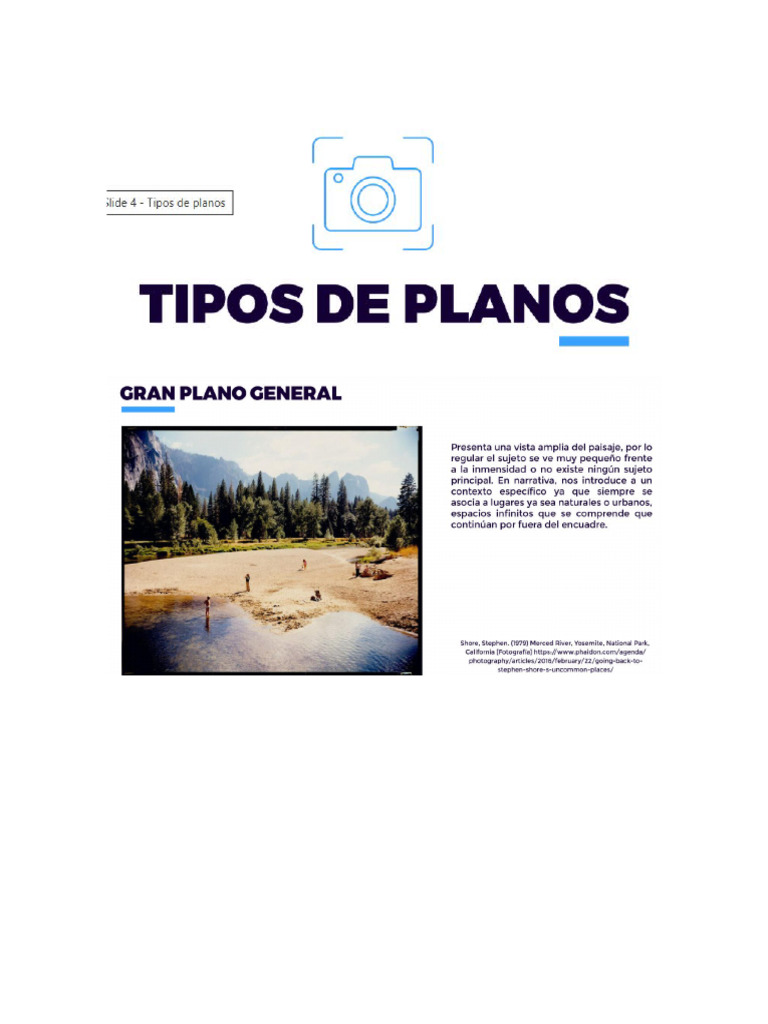 Planos y Angulos de Camara | PDF