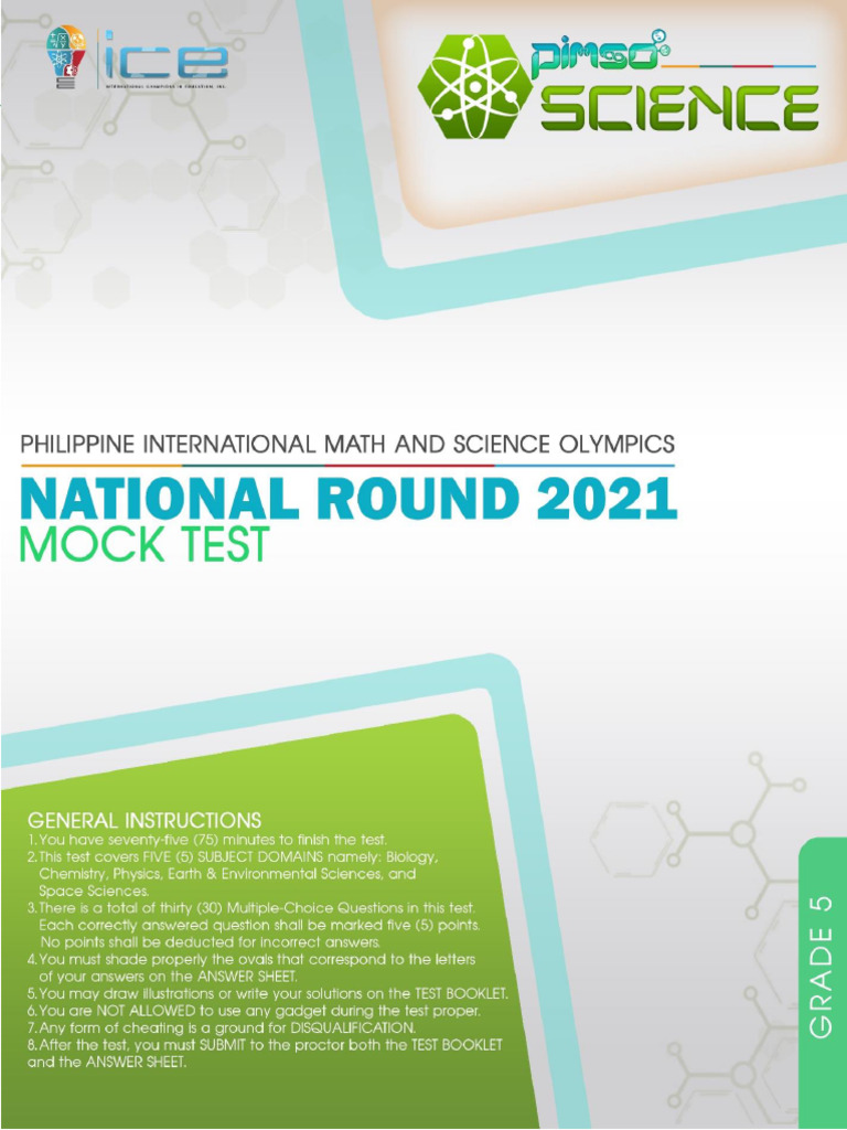 PIMSO-Science Grade 5 | PDF | Earth | Orbit