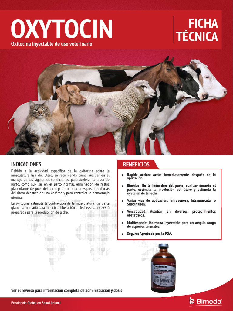 Oxitocina inyectable para uso veterinario | PDF | Parto | El embarazo