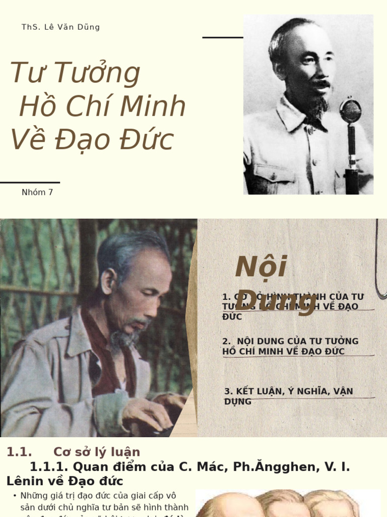 Nhom 7_ Tu Tuong Ho Chi Minh Ve Dao Duc | PDF