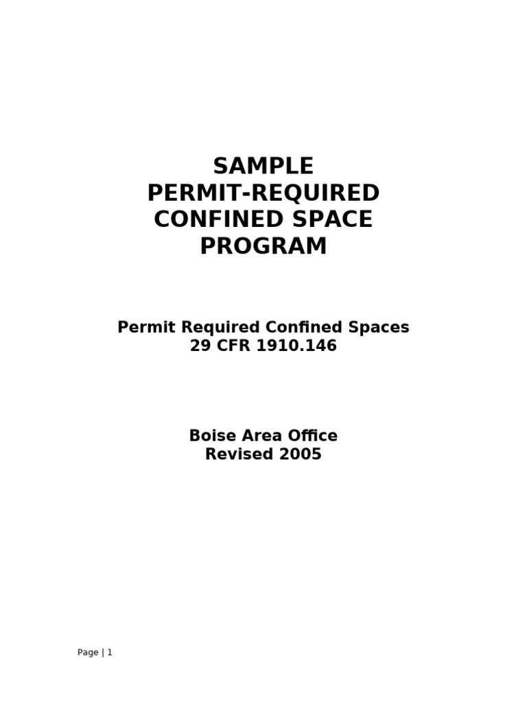 Confined Space Safety Guide | PDF | Occupational Safety And Health Administration | Safety
