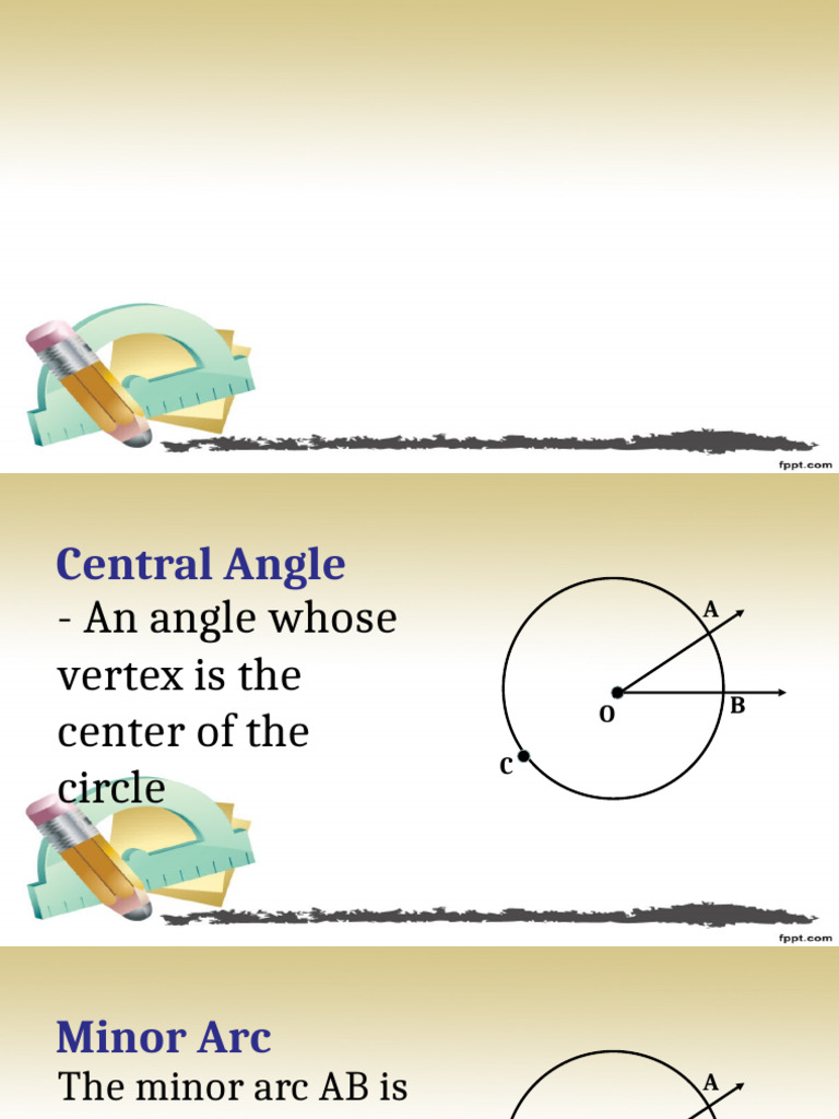 2.3 Arcs and Angles | PDF | Circle | Angle