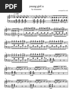 Young Girl A Piano Sheet Music | PDF