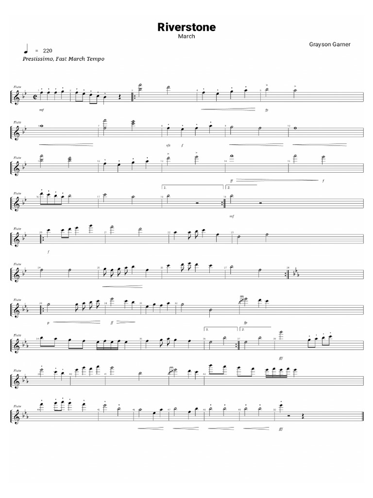 Flute March | PDF