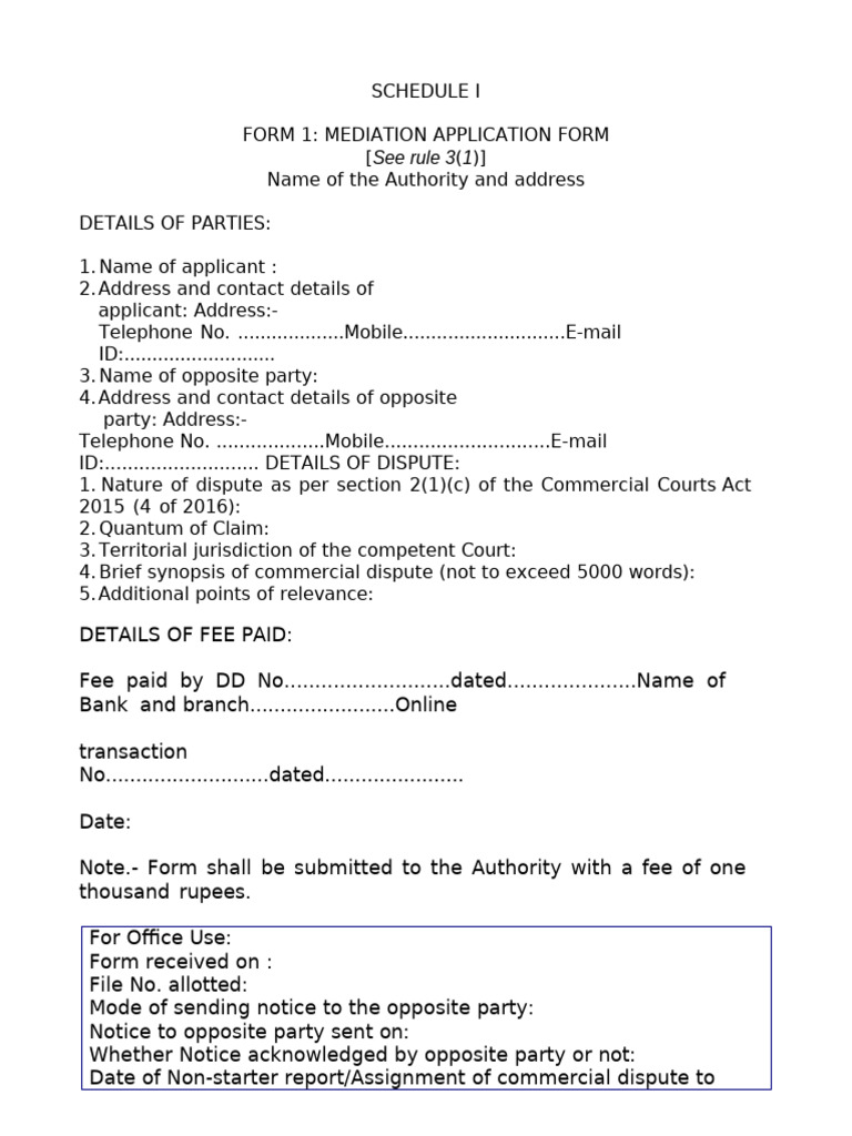 Pre-Institution Mediation Forms 2018 | PDF | Judiciaries | Public Law
