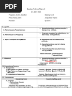 Detailed Lesson Plan - FILIPINO 6 | PDF