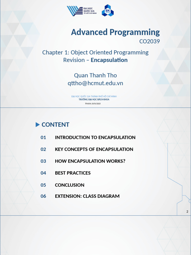 Chap1 Encapsulation | PDF | Class (Computer Programming) | Computer Engineering