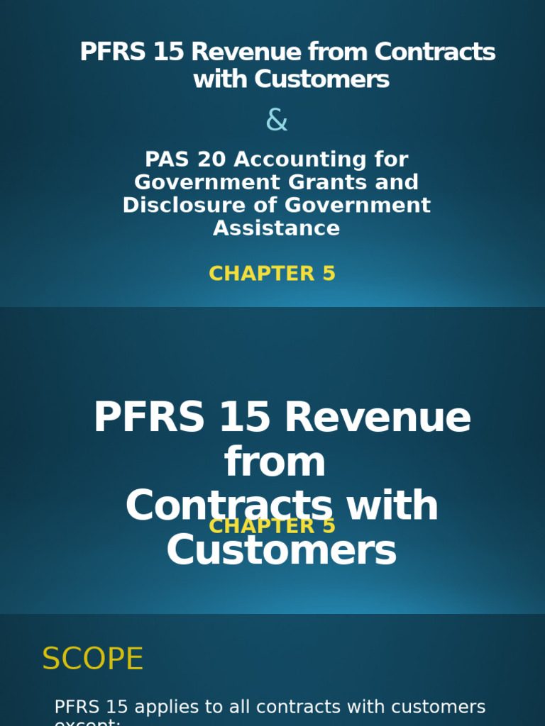 PFRS 15 Revenue From Contracts | PDF | Income | Prices