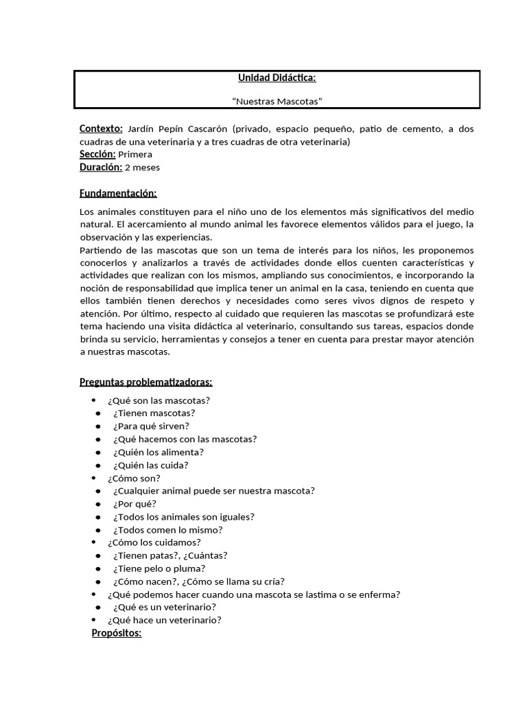 Educación sobre Mascotas para Niños | PDF | Mascota | Gatos