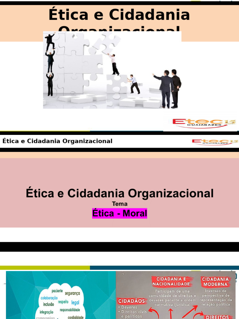 Moral E ética 1 Pdf Moralidade Cidadania