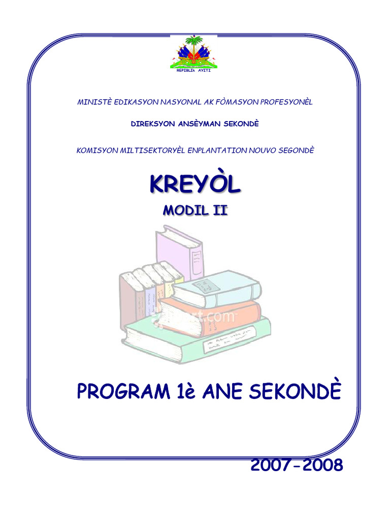 Module 2 Kreyol | PDF