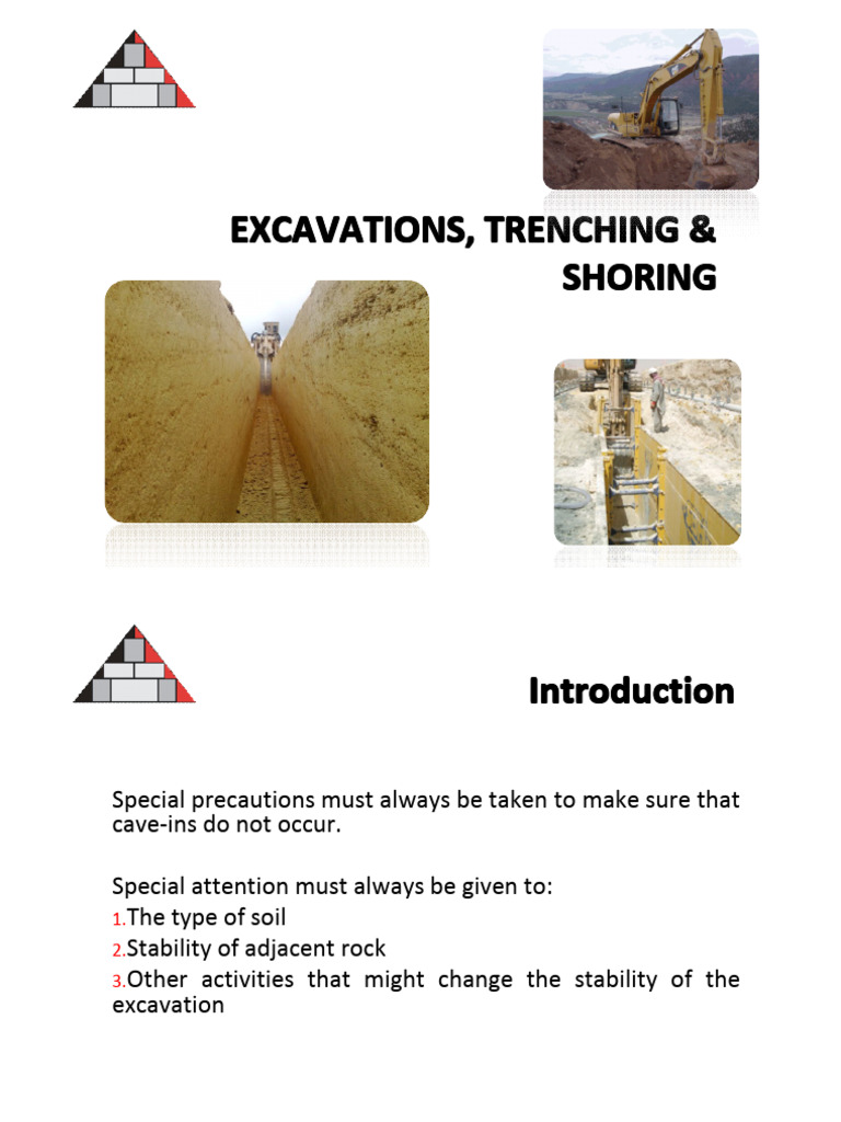 Excavations Trenching Shoring Rev 2 | PDF