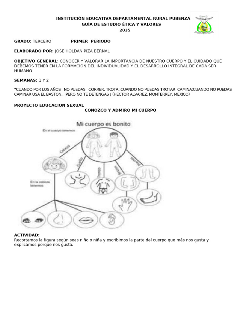Grado 3° Etica y Valores Per I-1-1 | PDF