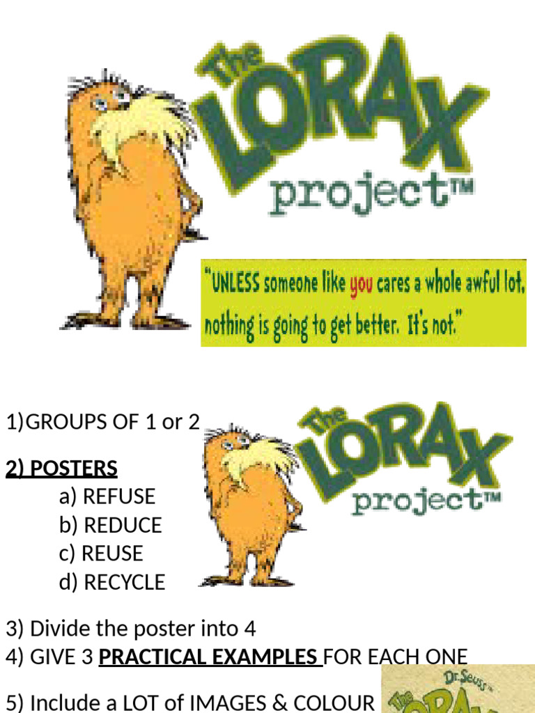 Lorax Project | PDF