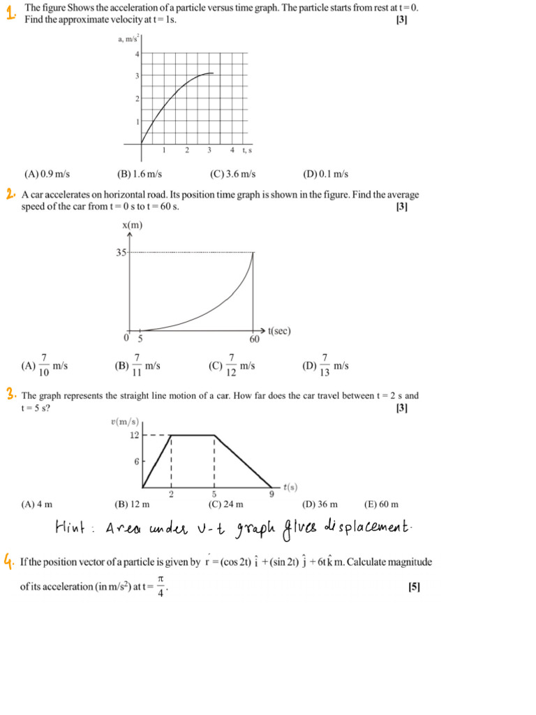 Angular Displacement and Speed Relations | PDF