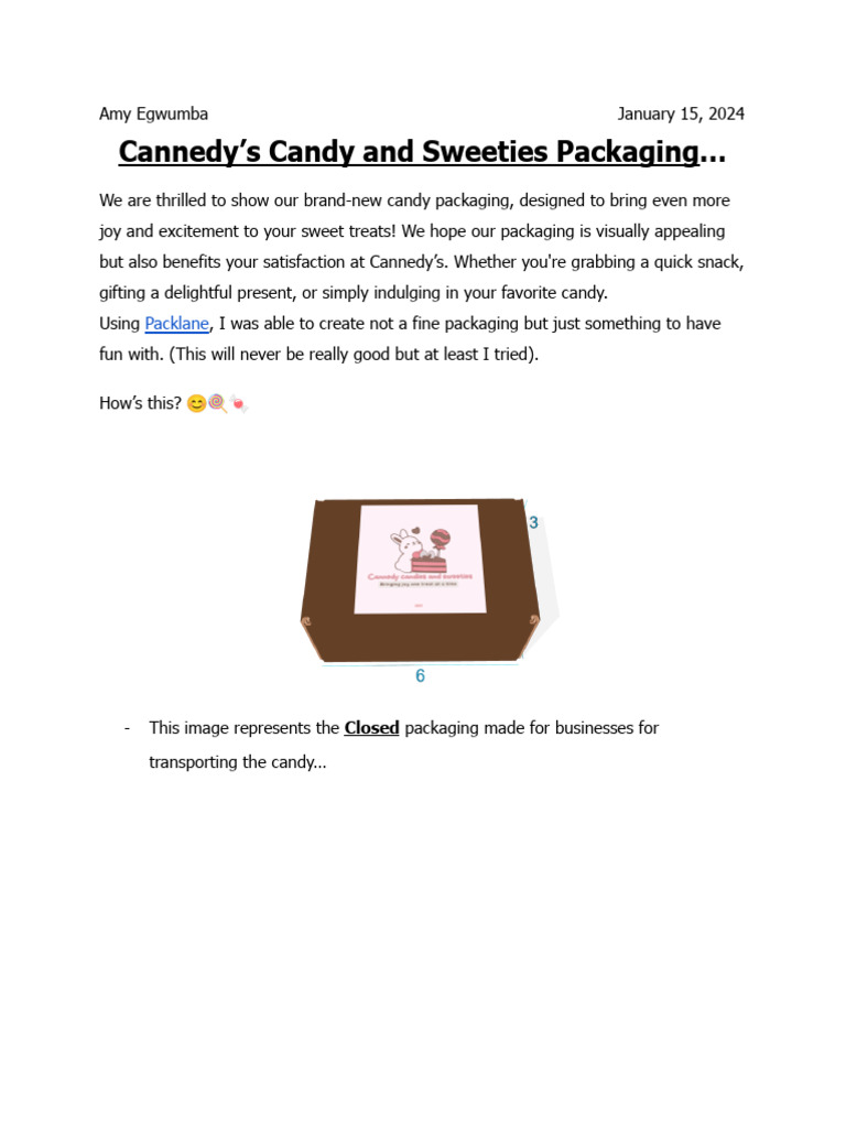 Cannedy’s New Candy Packaging Designs | PDF