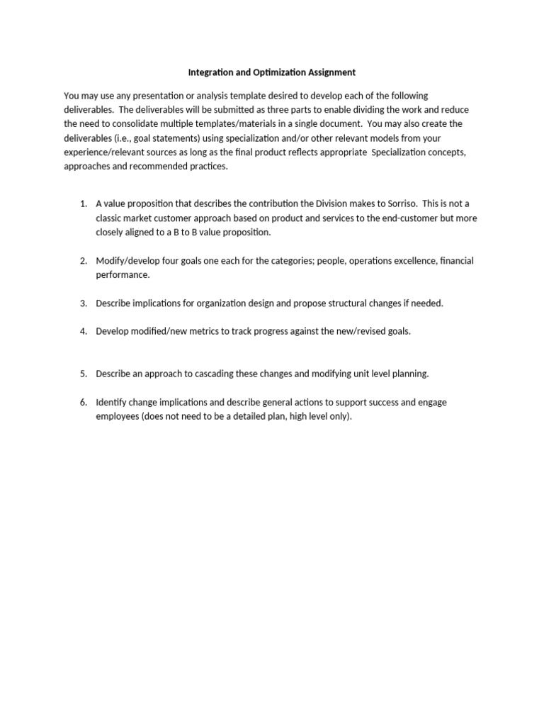 Coursera Planning Growth Assignment Template | PDF