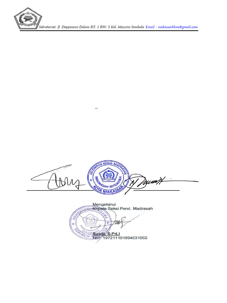 009 Juni 2024 Surat Undangan Untuk Kamad | PDF