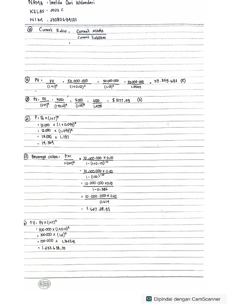 101 - Imelda Dwi Wulandari - File Pendukung Uts | PDF