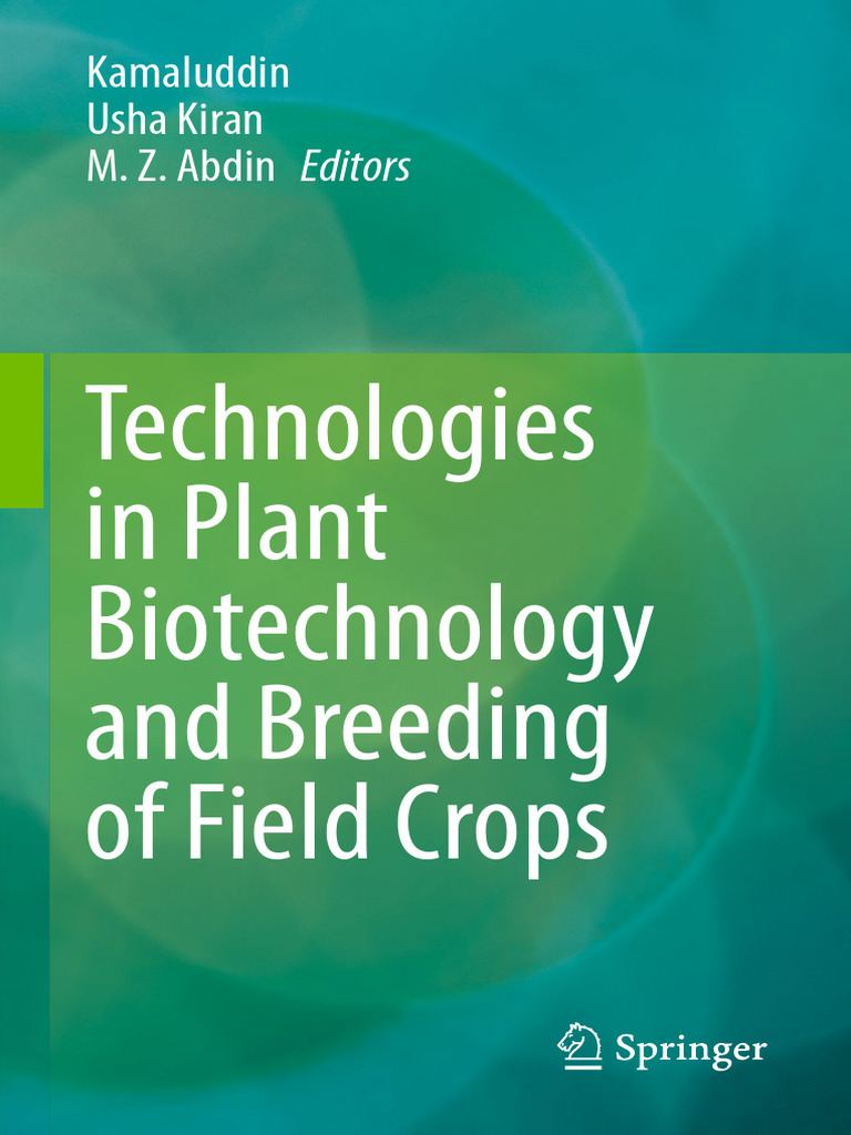 Technologies in Plant Biotechnology and Breeding of Field Crops 2022 ...